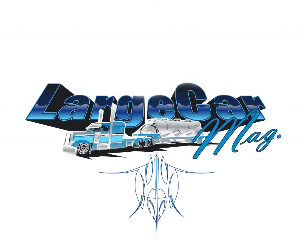 2019 Logo Sticker (with Pinstriping – Blue) – LargeCarMag Online Store